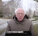 Bernie Sanders "I am once again..." Meme Generator