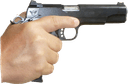 Holding gun Meme Generator