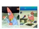 Patrick Scientist vs. Nail Meme Generator